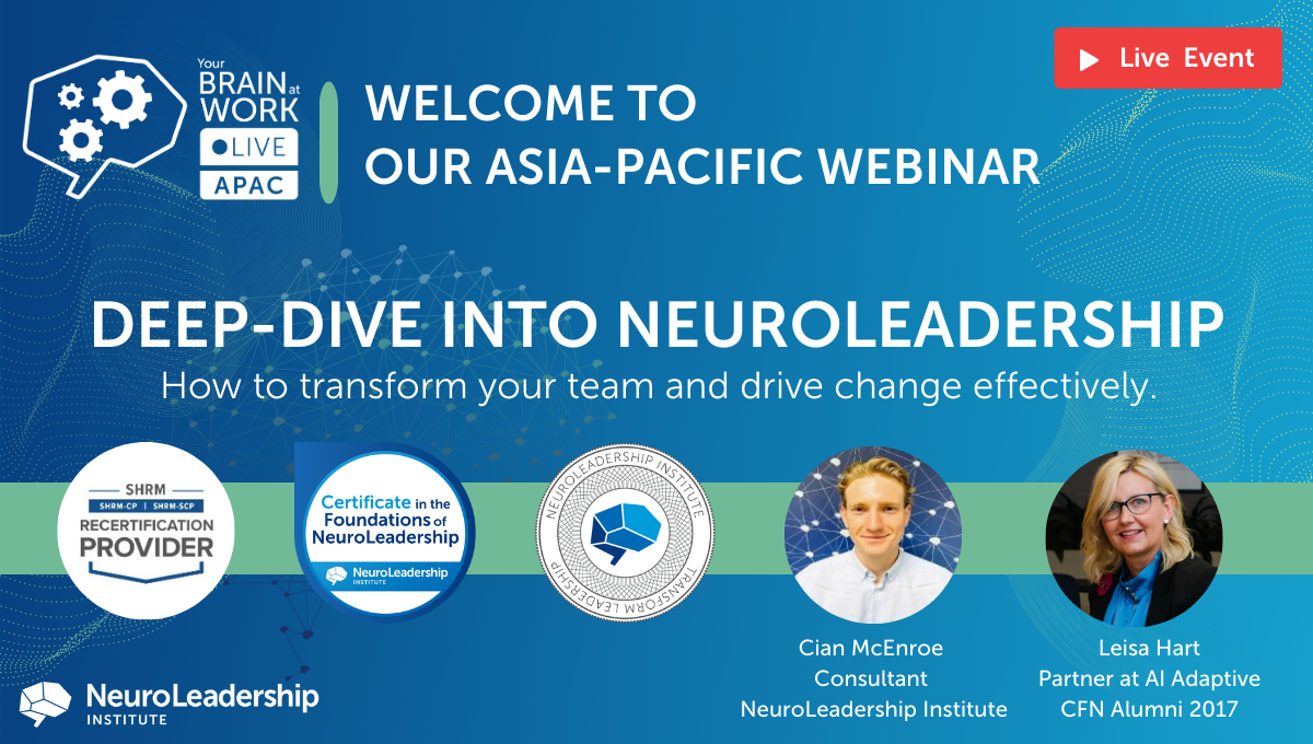 APAC On-Demand: Deep-Dive Into NeuroLeadership